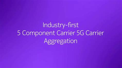 multi gigabit 5g with carrier aggregation nokia