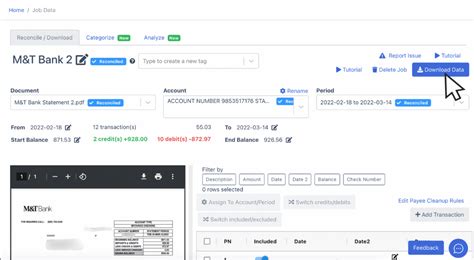 Convert Mandt Bank Statement To Excel Csv And Qbo