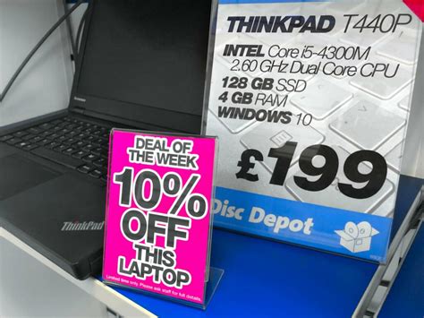 Save Money On A Laptop With Our Discount Deal Of The Week Disc Depot Dundee