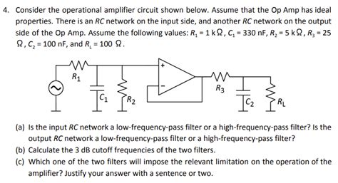 Solved Consider The Operational Amplifier Circuit Shown Chegg