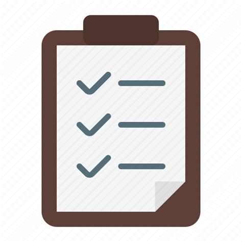 Assignments Project Task Clipboard Test Checklist Document Icon Download On Iconfinder