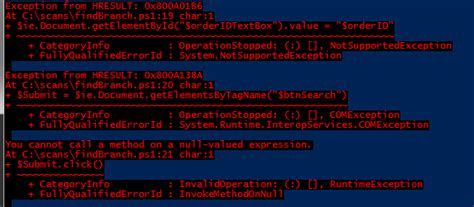 Internet Explorer Using Powershell To Fill A Web Text Box And Press A