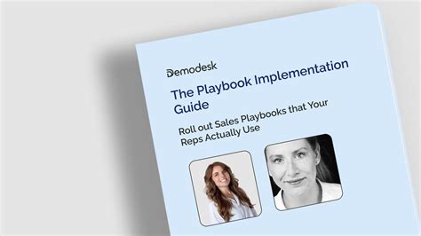 Playbook Implementation Guide To Increase Adoption