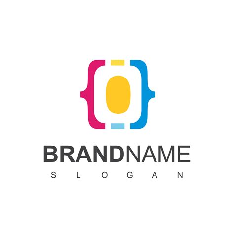 Letter O Programming Code Logo 11163618 Vector Art At Vecteezy