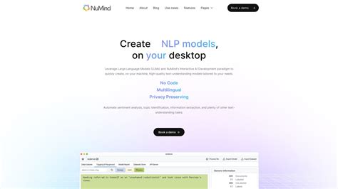 Numindai Create Nlp Models Easily Futureen