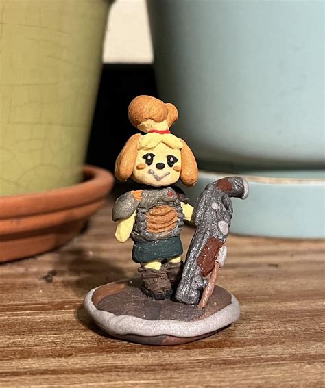 Mini Isabelle The Doom Slayer Ranimalcrossing