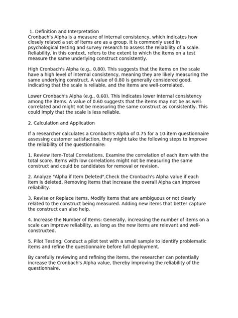 Cronbachs Alpha Pdf