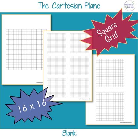 Plotting Coordinates Cartesian Plane Blank Grids 1 And 4 Quadrant