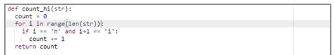 Solved Return The Number Of Times That The String Hi