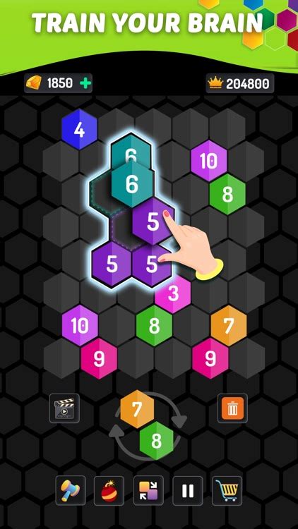 Merge Hexa Number Puzzle Game By Inspired Square FZE