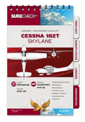 CESSNA 182T FULL CHECKLIST From Aircraft Spruce Europe
