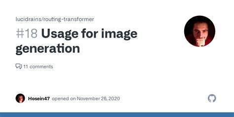 usage for image generation · issue 18 · lucidrains routing transformer