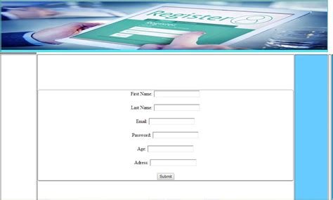 Registration Form Of Php Sourcecodester