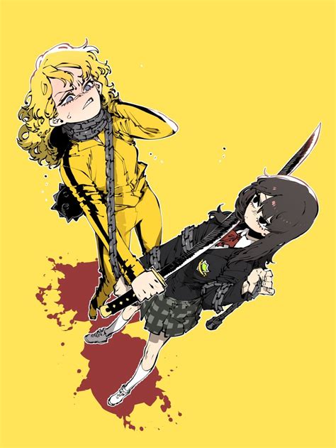 Beatrix Kiddo And Yuubari Gogo Kill Bill Drawn By Ssambatea Danbooru