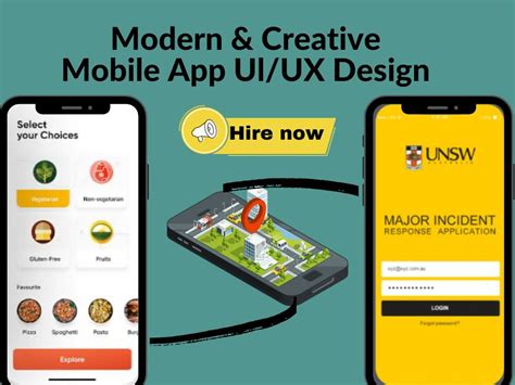 modern and customized mobile app design ios android app design ui ux