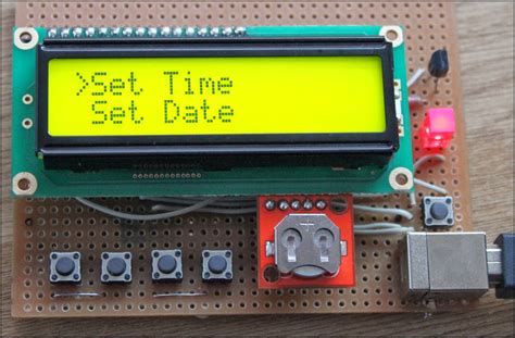 Pure C Arduino Standalone Project Multi Functional Clock