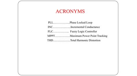 Comparision Of Incremental Conductance With Fuzzy Controller Pptx