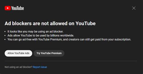 youtube ad blocker notification browser feedback brave community