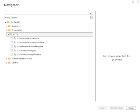 Connettore Factset Enterprise Di Power Query Power Query Microsoft