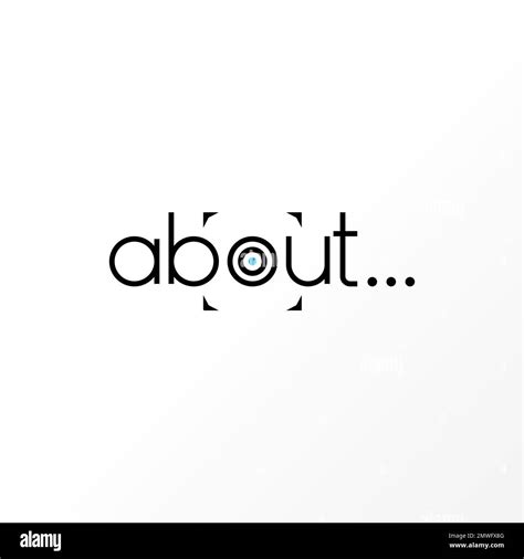 Letter Or Word About Sans Serif Font With Target Or Focus Image Graphic Icon Logo Design