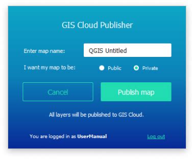 How To Publish Your Maps From QGIS To GIS Cloud GIS Cloud Learning Center