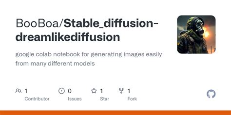 GitHub BooBoa Stable Diffusion Dreamlikediffusion Google Colab Notebook For Generating Images
