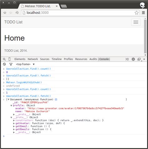github ovcharik meteor getting started Урок для хабры Разработка