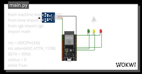 NTC Ampel Wokwi ESP32 STM32 Arduino Simulator