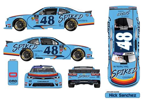 2025 #48 Big Machine Racing Xfinity Series Paint Schemes - Jayski's ...