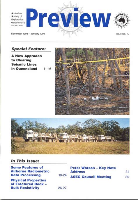 Preview Digital Library Australian Society Of Exploration Geophysicists