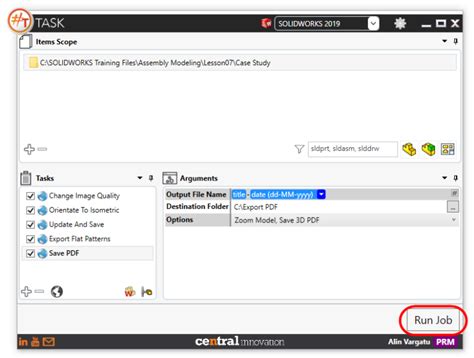 task the best macro batch processor for solidworks engineers rule