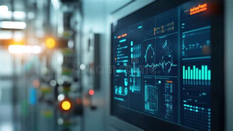 A Captivating Shot Of An Energy Analytics Screen Showing A Realtime