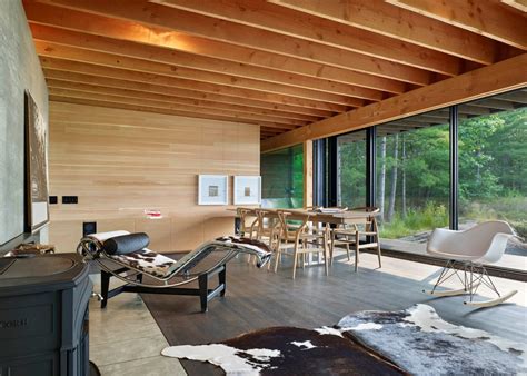 Ian Macdonald Hides Ontario Island Cottage Within A Forest