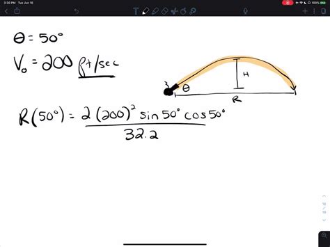 SOLVED Find The Range R And Maximum Height H Of The Projectile Round Answers To Two Decimal
