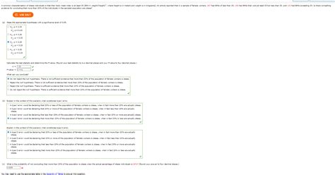 Solved Calculate The Test Statistic And Determine The Chegg