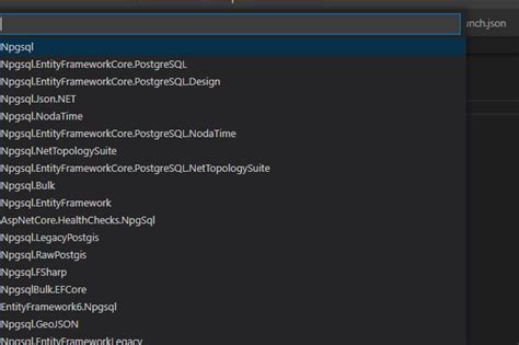 Vscode Aspnet Core Npgsqlを使用する Mebee