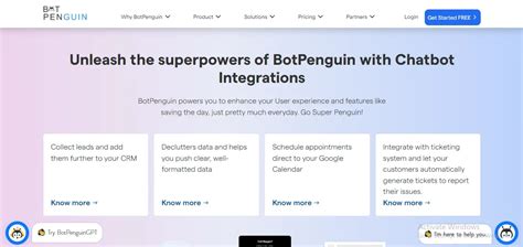 Why Botpenguin Is Ideal Choice For Integration Partners