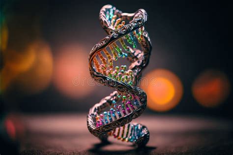 Dna Futuristic Digital Background Abstract Background For Science And