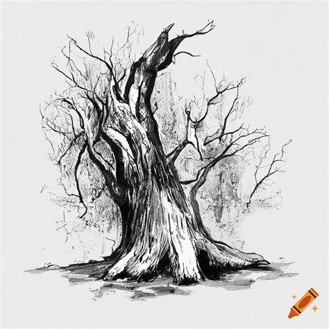 Wind Blowing Trees Drawing
