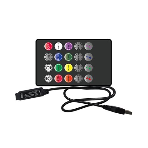 5v Music Rgb Controler Usb Control 20key Rgb Controller Hepsiburada Global