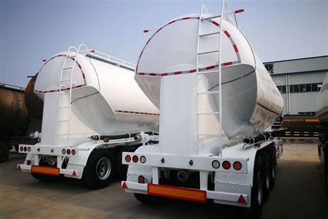 55 Cbm Bulk Wheat Flour Transport Tanker Truck For Sale