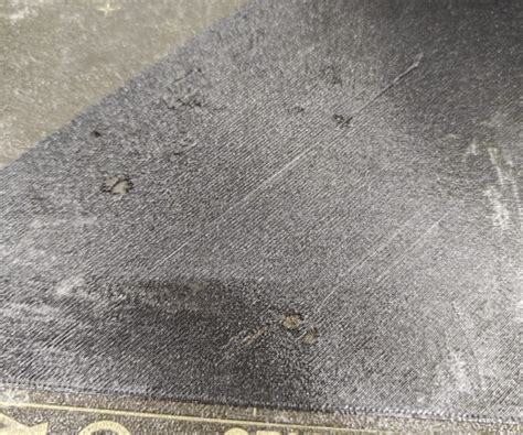 first layer defects blobs artefacts not sure why hardware