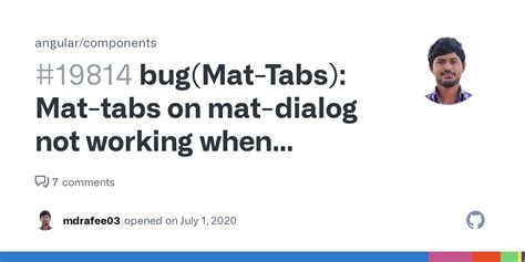 Bugmat Tabs Mat Tabs On Mat Dialog Not Working When Selectedindex