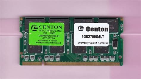 1gb Pc 2700s Ddr 333 Centon 1gb2700g4lt Laptop Jiyg18tfa Ram Stick So