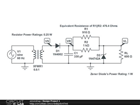 Design Project 1 Circuitlab