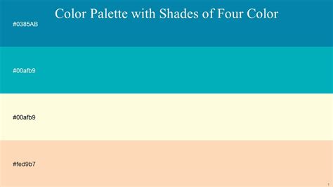 Cerulean Color Palette