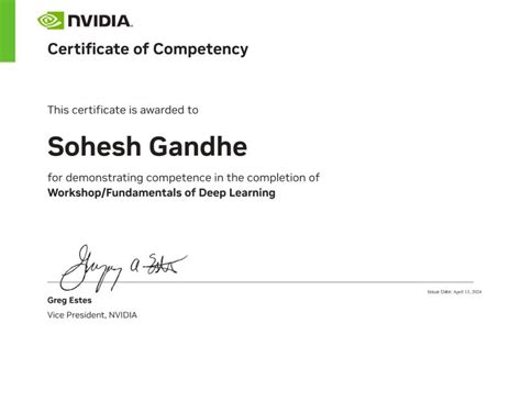 Sohesh Gandhe On Linkedin Deeplearning Ai Machinelearning Neuralnetworks Nvidia