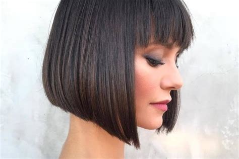Which Inverted Bob With Bangs Is Made For Your Hair And Face Shape