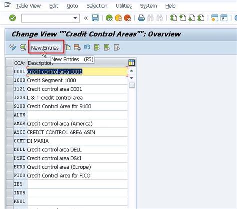 How To Define Credit Control Area In SAP