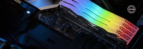 DELTA RGB DDR5 DESKTOP MEMORY BLACK 16GB 1x16GB 5200MHz CL40 TEAMGROUP